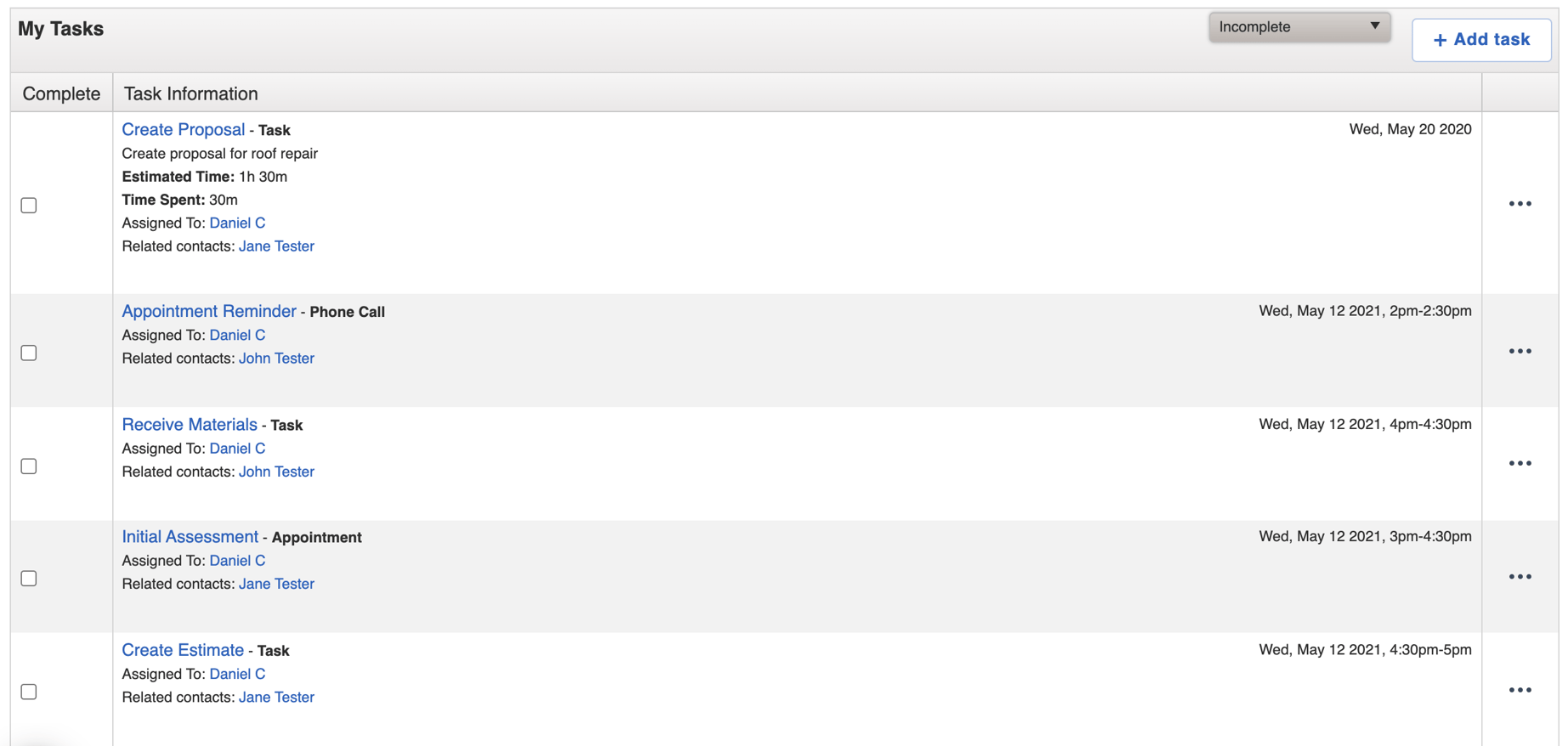 Where Can I View My Upcoming Tasks?